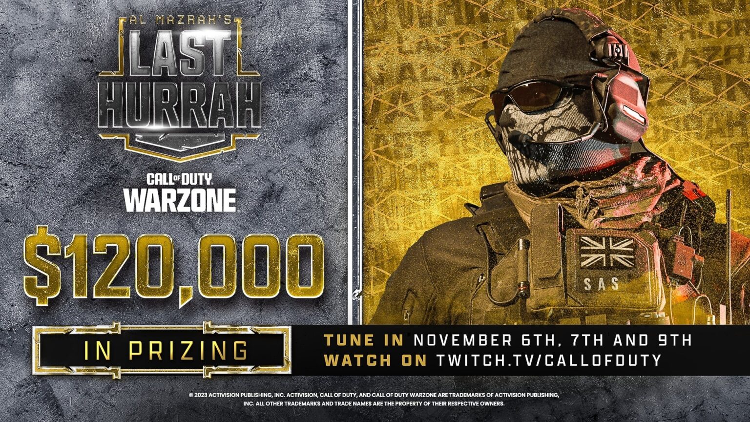 Gran torneo 120K Call of Duty Warzone en Al Mazrah's Last Breath, a ...