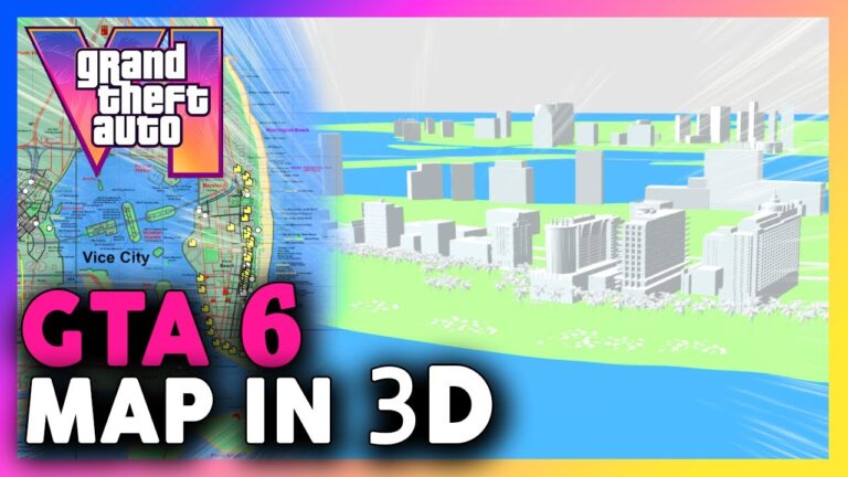 Descubre el mapa 3D de GTA 6: ¿Cuál es su tamaño real? - Creo Gaming
