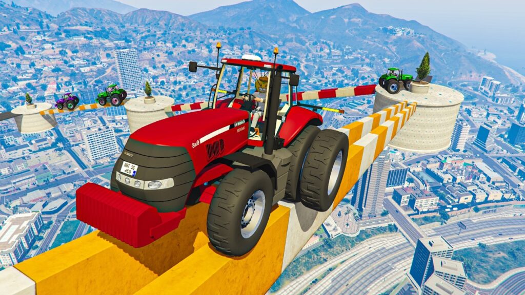 Mi primera carrera con un tractor en GTA 5 en línea: ¡un desafío sin ...
