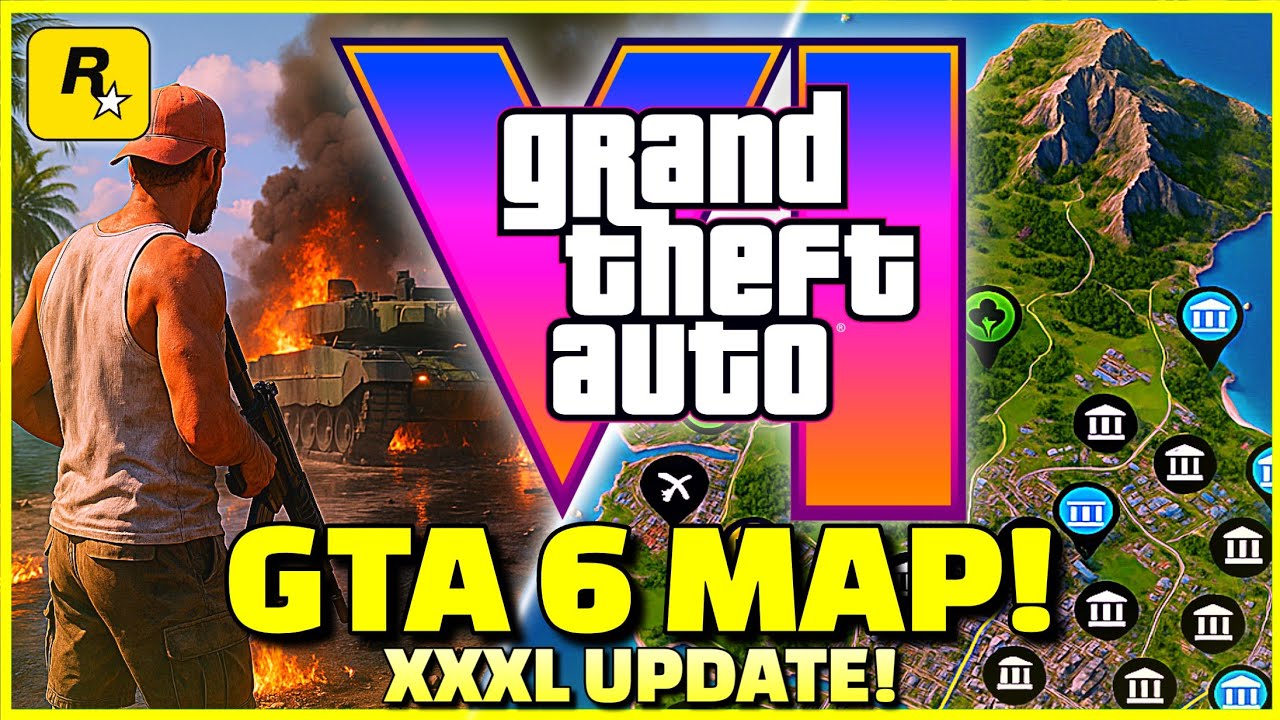 GTA 6: ¡Enorme actualización de la tarjeta! ¡Más grande de lo esperado ...